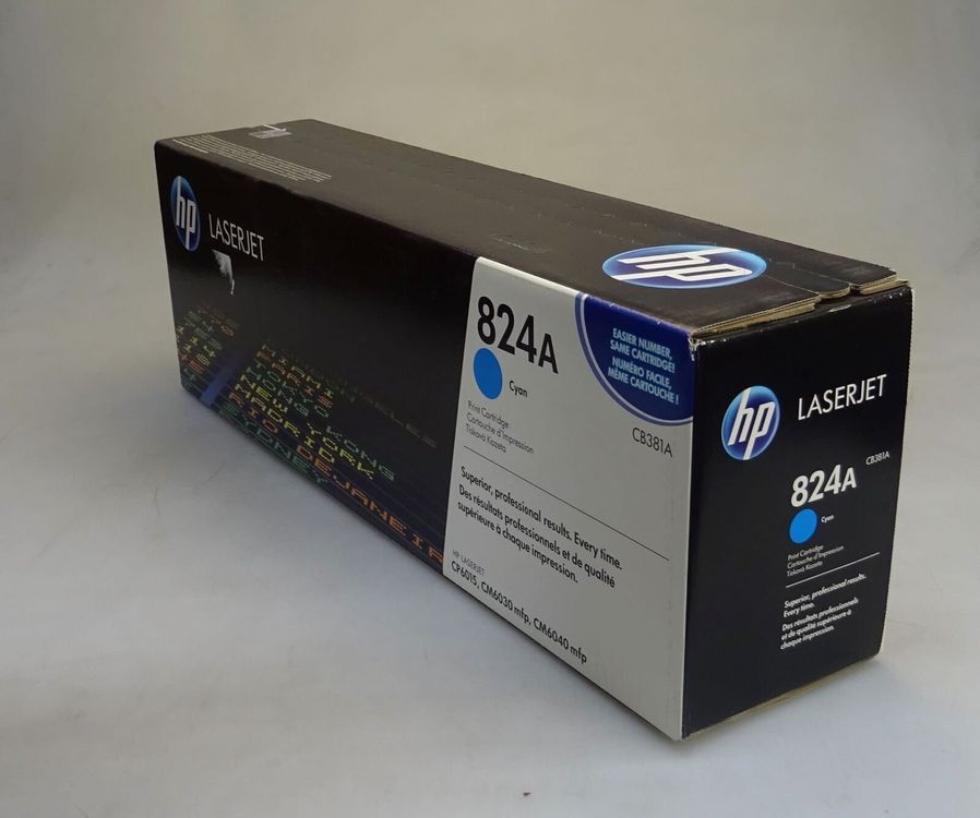 HP Color LaserJet CP6015 / CM6030 cyan Toner, 824A/CB381A | Kaufen auf Ricardo