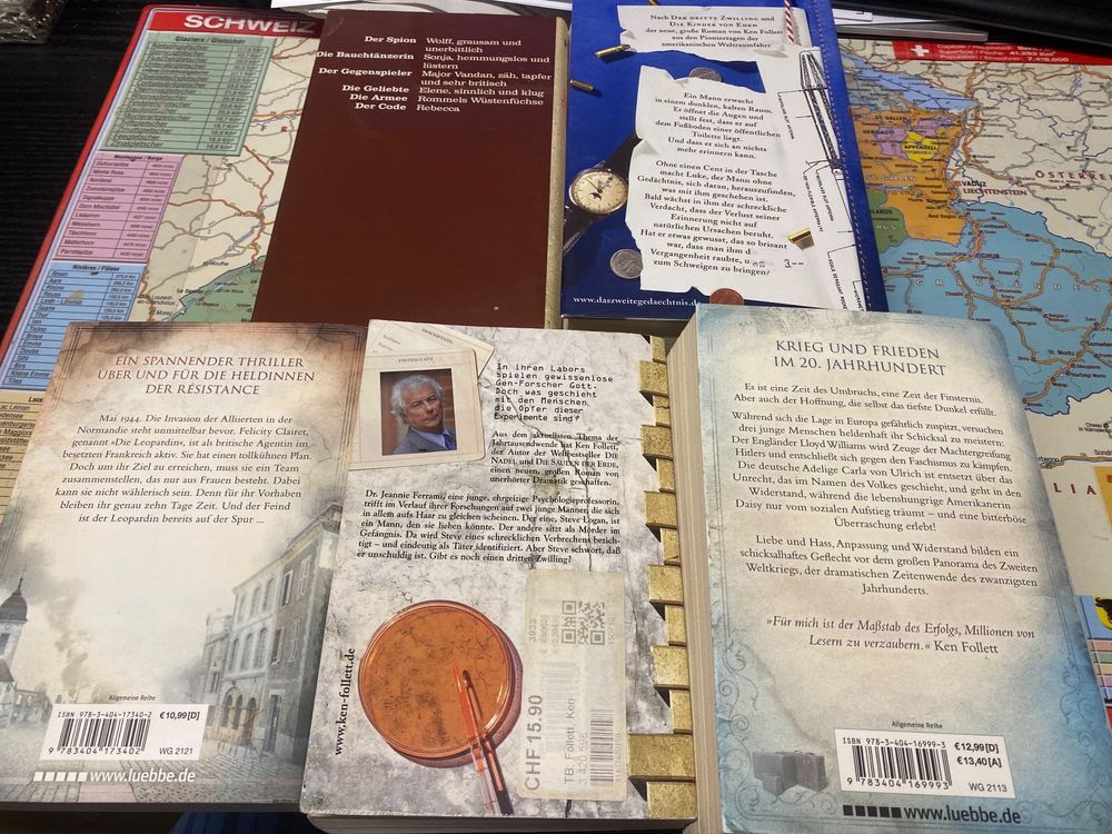 5 Top Romane von Ken Follett (Gebraucht) in Erlinsbach SO für CHF 9.9 ...