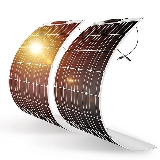 DOKIO 100W Solarpanel flexibel Mono 12V (Neu (gemäss Beschreibung)) in ...