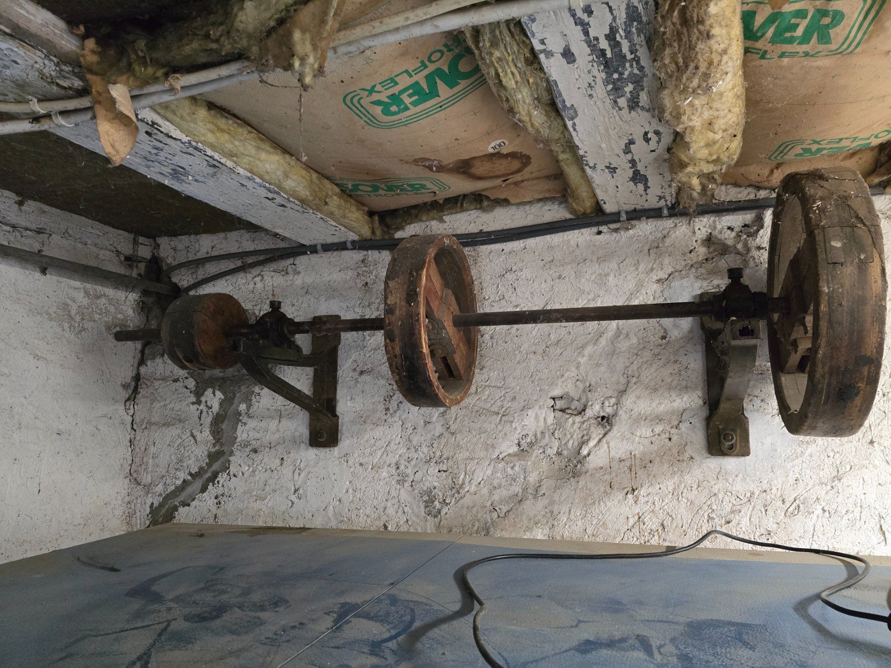 antike Transmission / Übersetzung mit Holzräder (Gebraucht) in ...