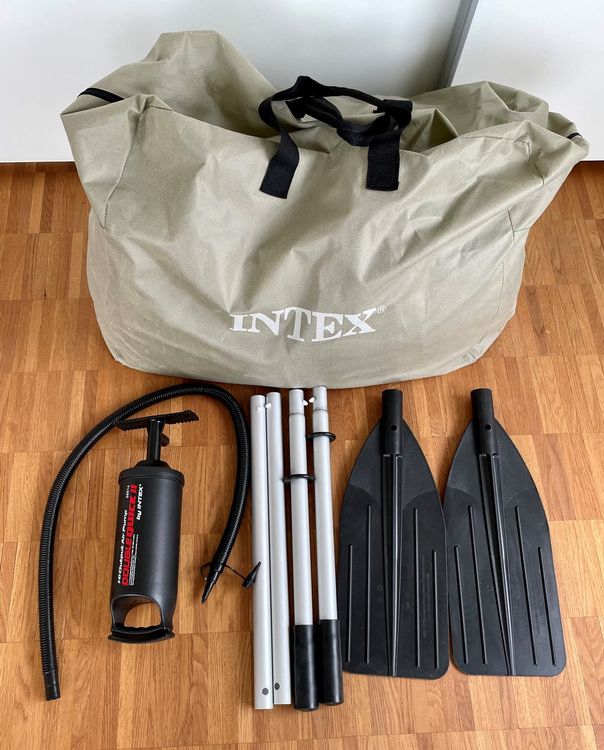 ** Schlauchboot - Intex Excursion 4 - Set - Gummi Boat ** (Gebraucht ...