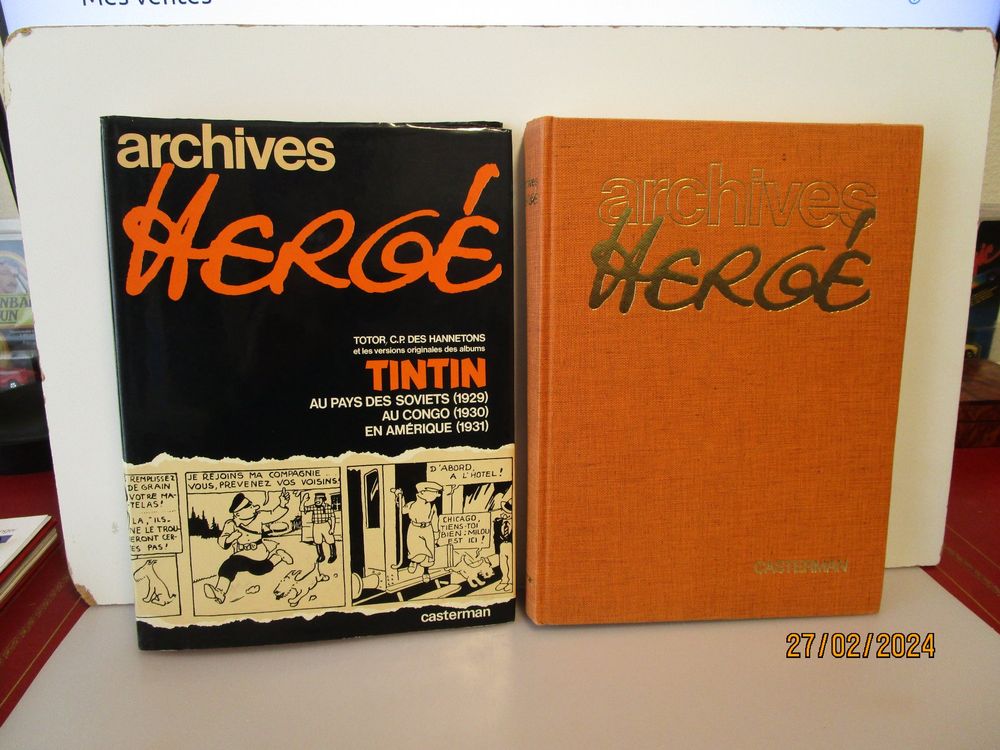 LIVRE TINTIN ARCHIVES HERGÉ CASTERMAN | Kaufen auf Ricardo