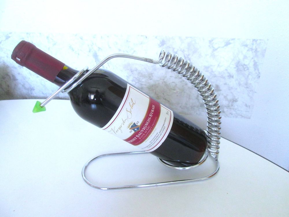 Flaschenhalter aus Edelstahl (Gebraucht) in Sementina für CHF 5 – mit Lieferung auf Ricardo kaufen