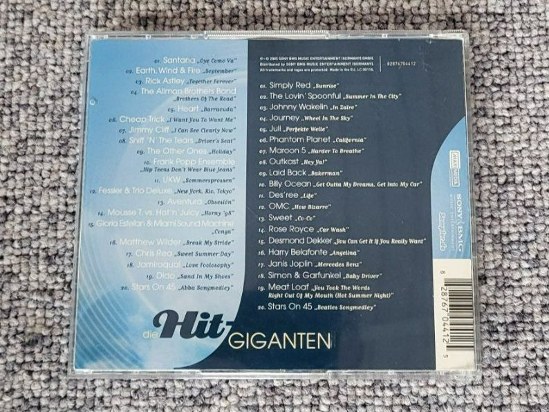 Die Hit Giganten - Cabrio Hits (Gebraucht) in Koppigen für CHF 2 – mit ...