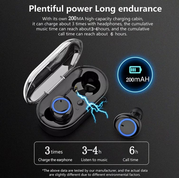 Y50 TWS Bluetooth Kopfhörer 5,0 Wireless Headset (Neu und ...