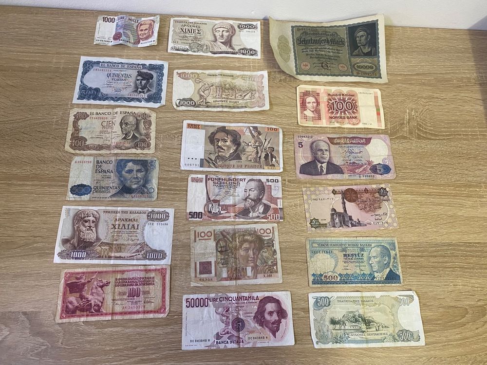 Verschiedene alte Banknoten (Gebraucht) in Dübendorf für CHF 40 – mit ...