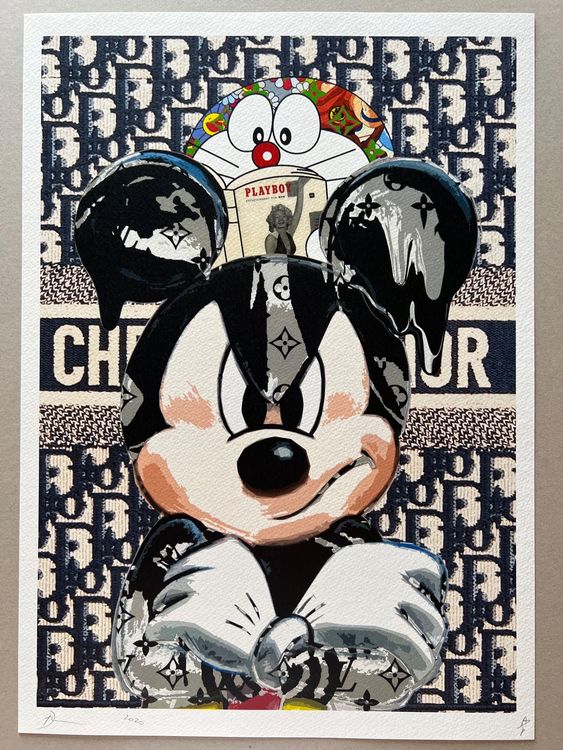 DEATH NYC « Christian Dior Mickey Mouse » (Neu (gemäss Beschreibung ...