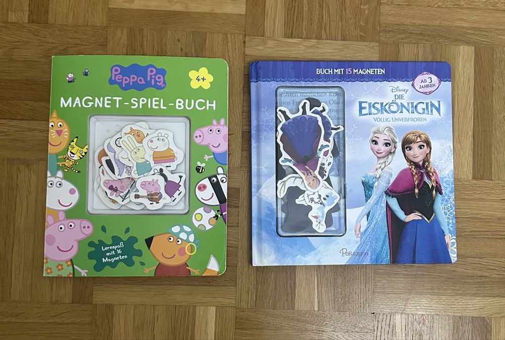2 Magnet Bücher ab 3 Jahren, Peppa Pig & Frozen (Gebraucht) in Zürich ...