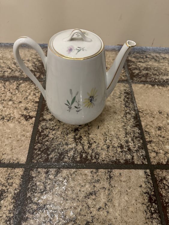 Vintage, Tee/Kaffee Kanne aus den 80ziger (Gebraucht) in Siebnen für ...