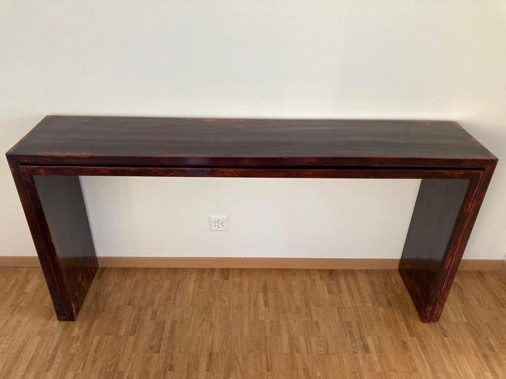 Double console en bois en très bon état | Kaufen auf Ricardo
