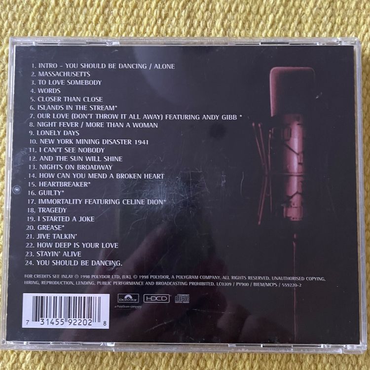 BEE GEES-BEST OF ONE NIGHT ONLY (Gebraucht) in Rorschacherberg für CHF ...