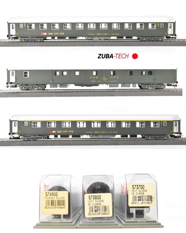 Jouef 3x Personenwagen RIC SBB H0 GS (Gebraucht) in St. Gallen für CHF 31 – mit Lieferung auf ...