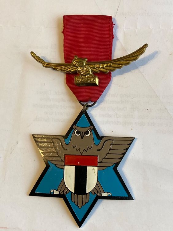 Alte, Ahne/Orden/Medaille - mit Eulen-Symbol, Schlaraffia | Kaufen auf ...