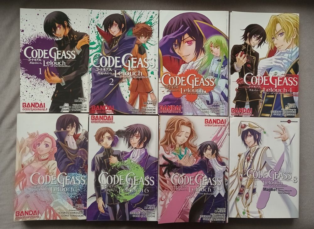 Code Geass: Lelouch of the Rebellion 1-8 [English/French] | Kaufen auf ...