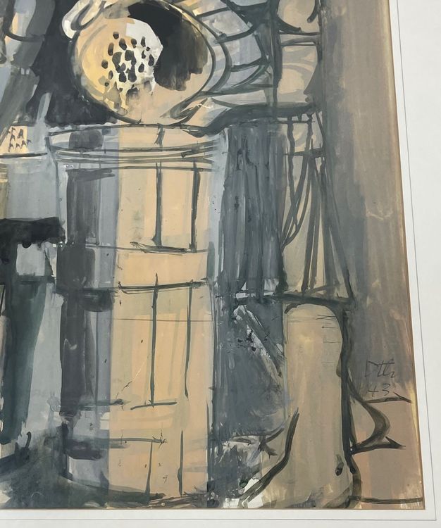 Heinrich Danioth grosses Gouache (Gebraucht) in Root für CHF 1880 – mit Lieferung auf Ricardo kaufen