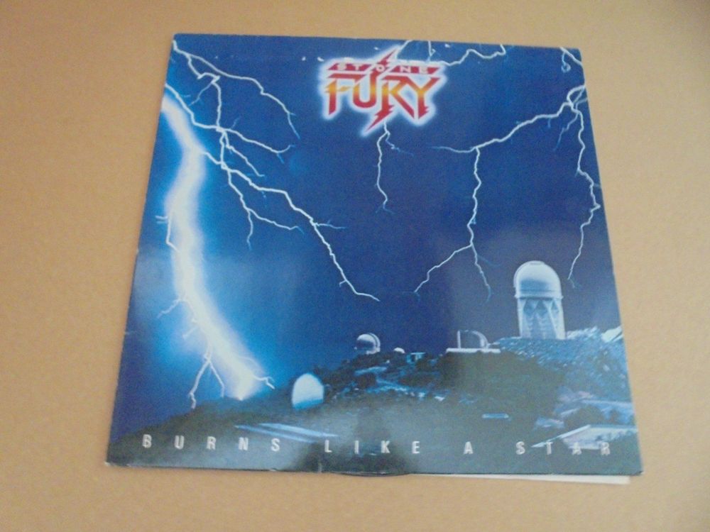 Stone Fury " Burns like a Star " LP Deutschland 1984 (VG+) (Gebraucht ...