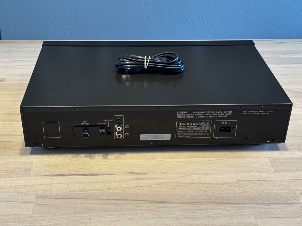 Technics Tuner ST-GT650 RDS Class AA (Gebraucht) in Wettswil für CHF 67 ...
