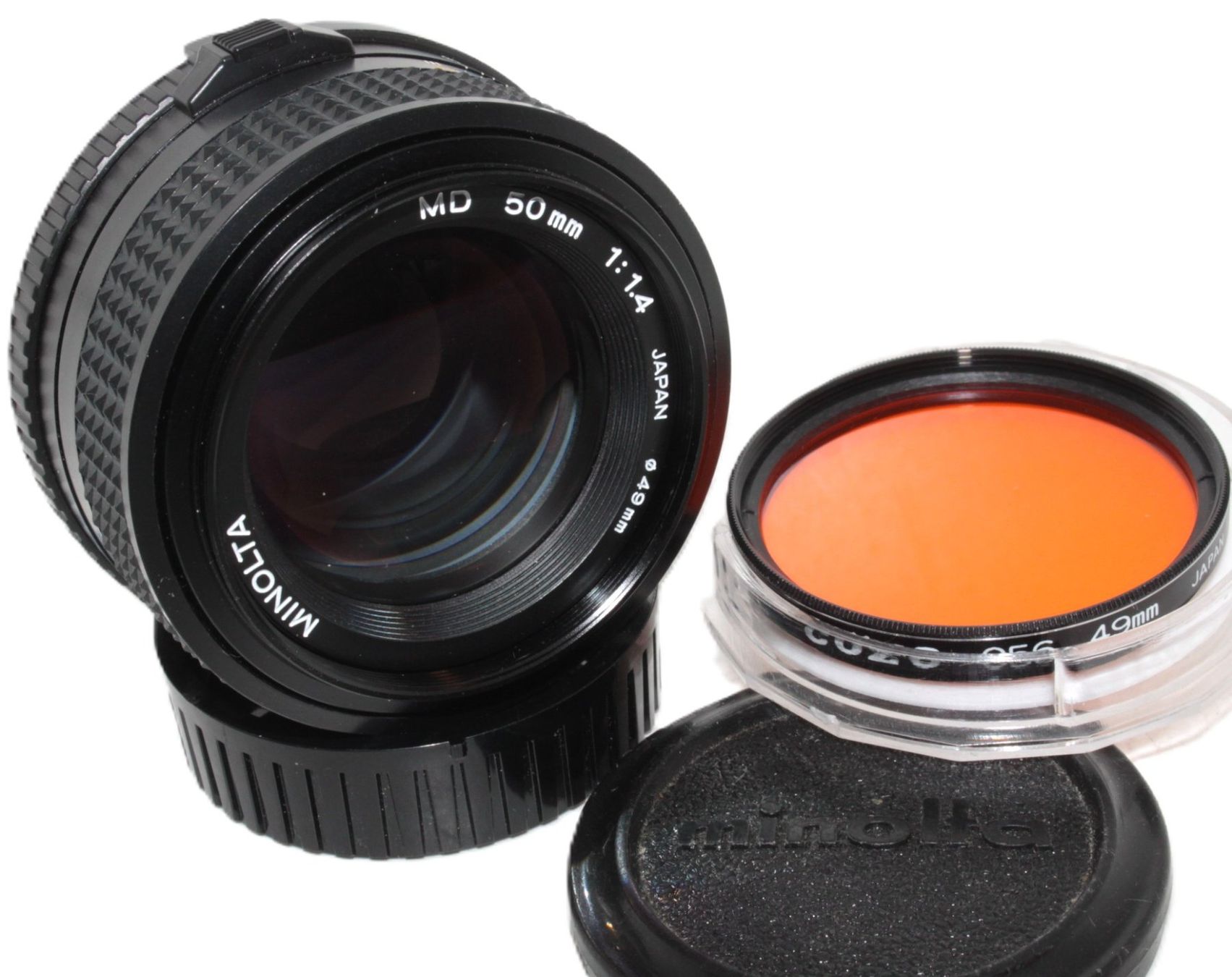 MINOLTA MD ROKKOR 1.4 / 50 mm + Filter (Gebraucht) in Allschwil für CHF ...