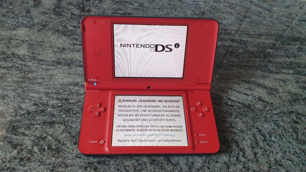 NINTENDO DS XL SUPER MARIO KONSOLE + 2 SPIELE (Gebraucht) in Wengi b ...