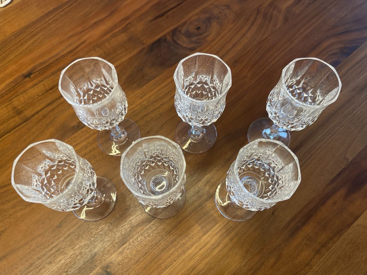 6 Kristall Römer Gläser (Gebraucht) in Adliswil für CHF 35 – mit ...