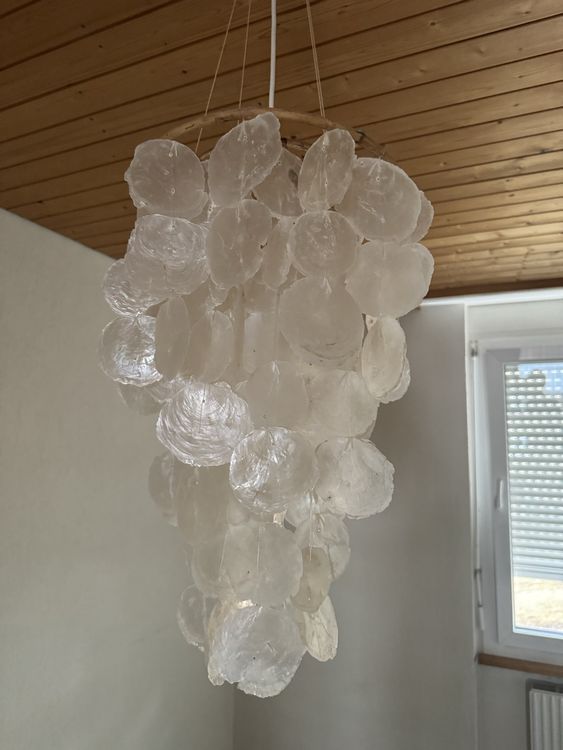 Muschellampe Hängelampe Boho Stil Shabby Chic Vintage (Gebraucht) in ...