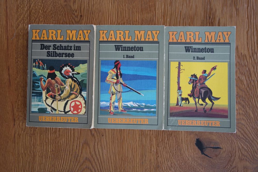 3x KARL MAY Winnetou 1. und 2. Band/Der Schatz im Silbersee | Kaufen ...