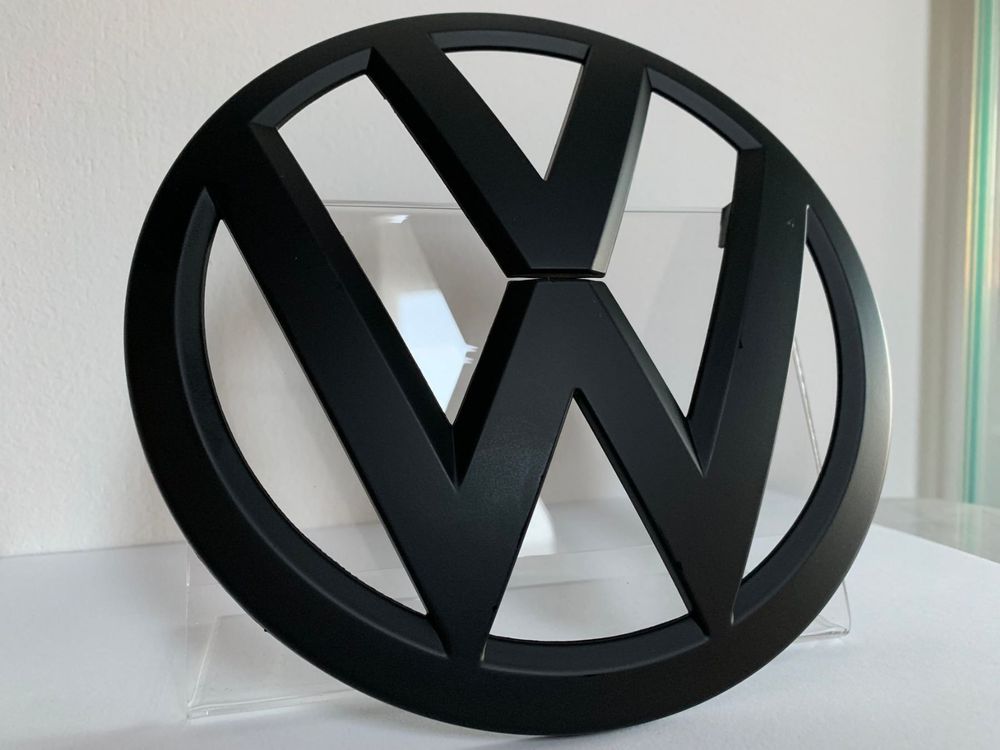 VW T5 Emblem Front in Schwarz Matt (Neu (gemäss Beschreibung)) in für ...