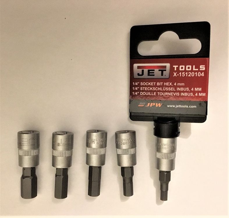 Jet Tools, 1/4'' 5-teiliges Set, 6-Kant, neu, (1751) | Kaufen auf Ricardo