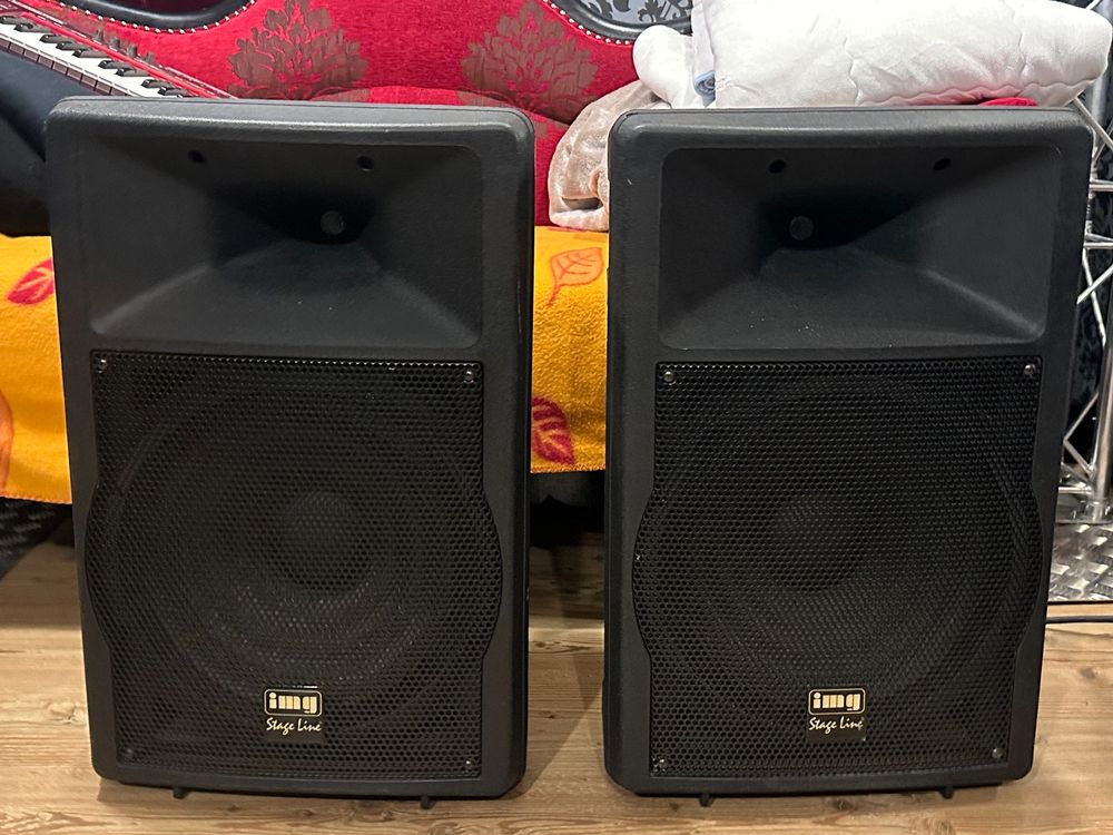 Partyanlage mit 15"-Speaker, Peavey-AMP, EQ, Mixer im Case (Gebraucht ...