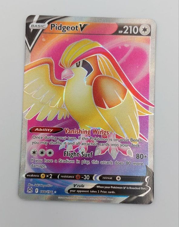 Pidgeot V (188/196 Lost Origin) NM / ENG | Kaufen auf Ricardo