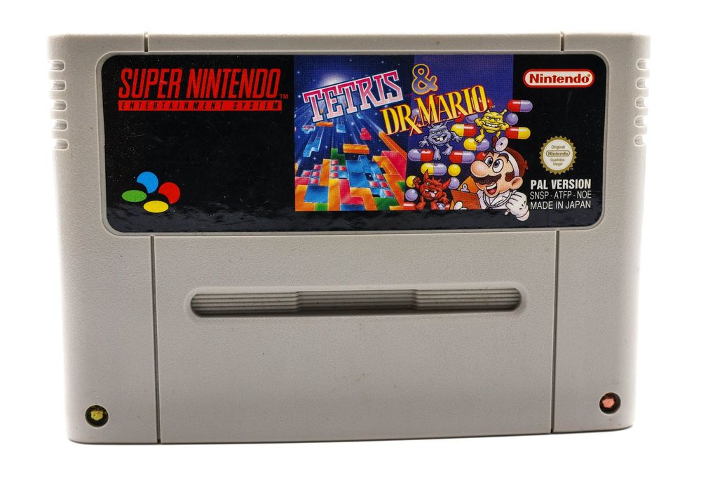 Super Nintendo Tetris & Dr Mario PAL SNES | Kaufen auf Ricardo