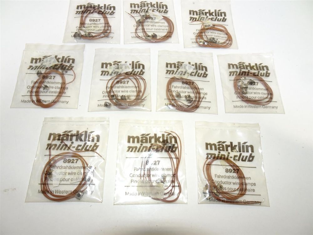 10 Märklin Fahrdrahtklemmen Spur Z 8927 (Gebraucht) in für CHF 5.9 ...