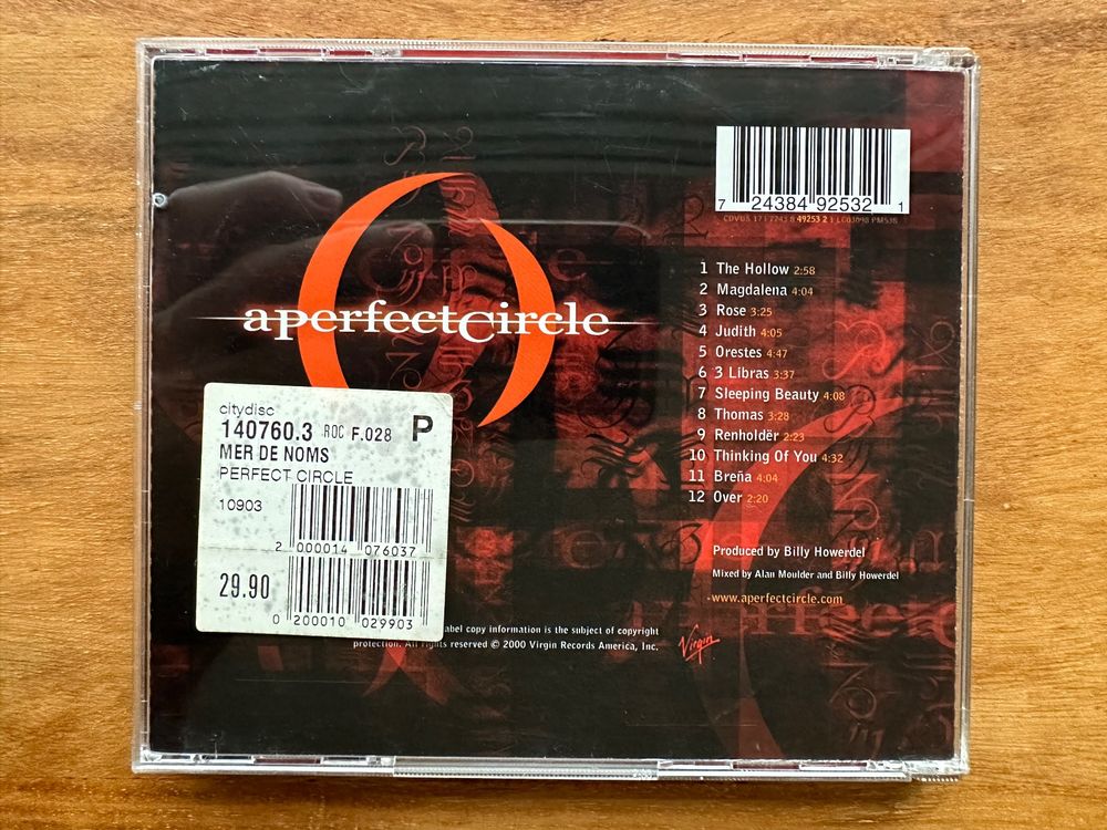 A Perfect Circle – Mer De Noms | Kaufen auf Ricardo