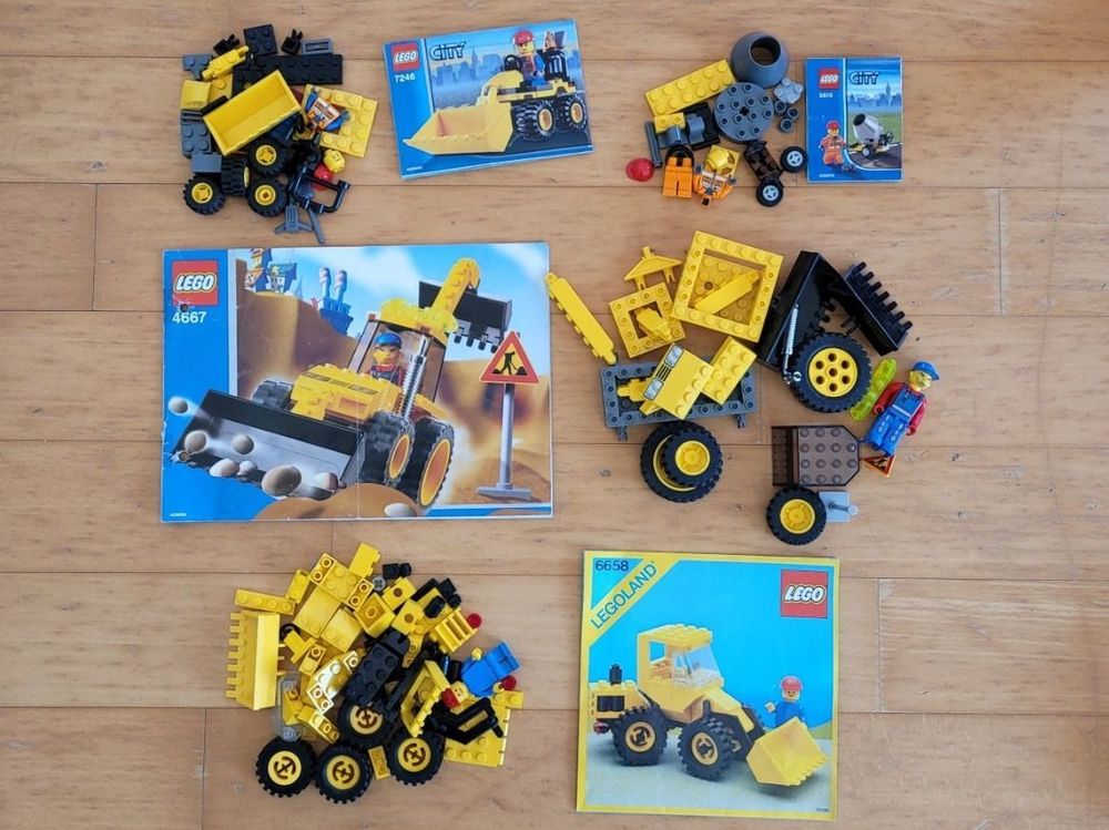LEGO CITY, LEGOLAND Baustelle, Bagger 4667/5610/6658/7246 | Kaufen auf ...