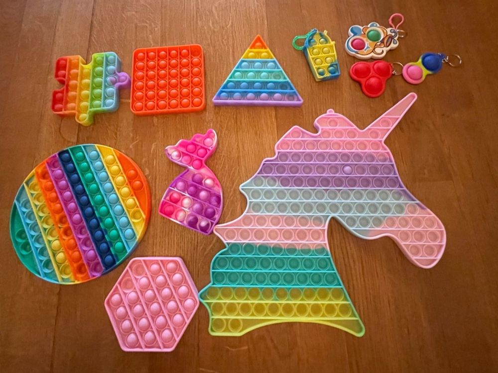 Push Pop Pop It Fidget Toys Pop Its Fidgets Push Bubble (Gebraucht) in ...