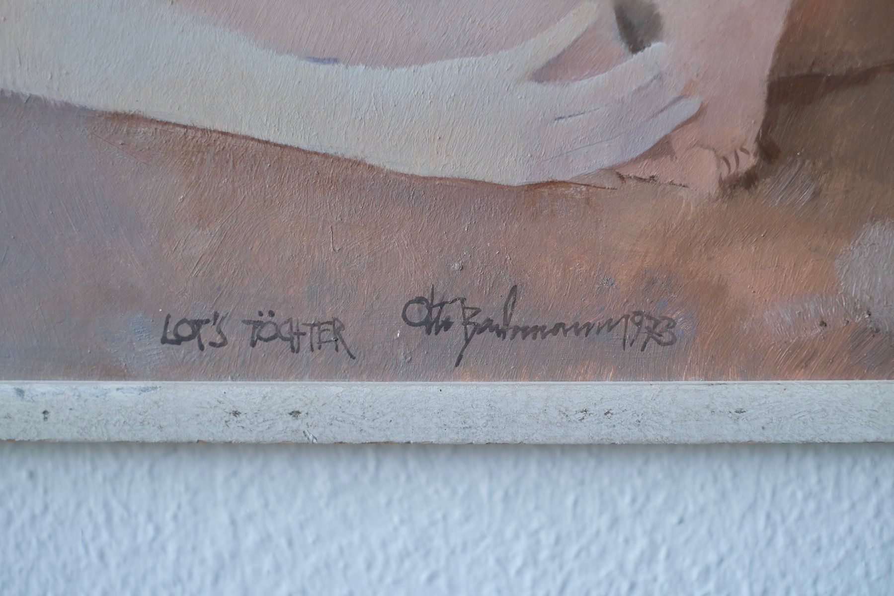 GEMÄLDE OTTO BACHMANN "LOTS TÖCHTER" 1973 MIT SIK NUMMER (Gebraucht) in ...
