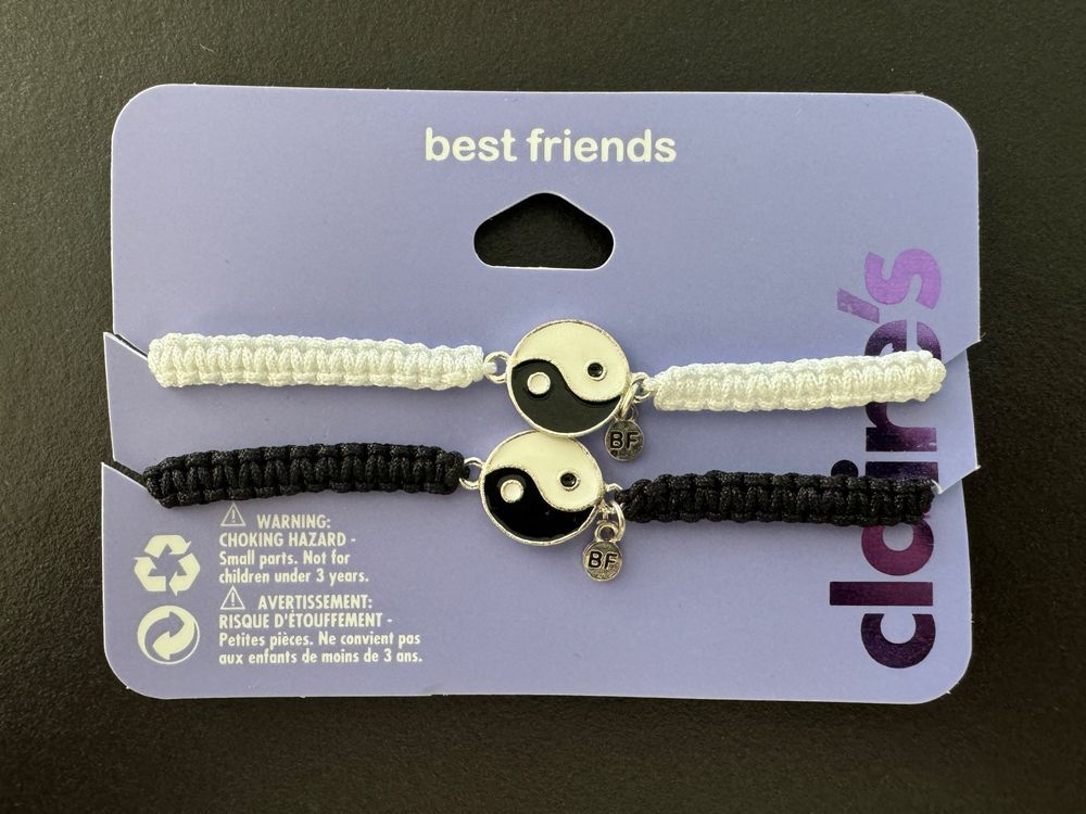 Neu** Claire's Freundschaftsarmband BFF Best Friends Peace | Acheter sur Ricardo