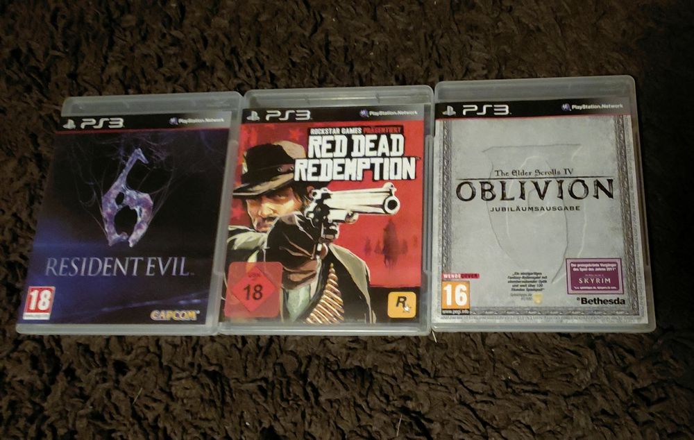 PS 3 Spiele, Resident Evil, Oblivion, Red Dead Redemption | Kaufen auf ...