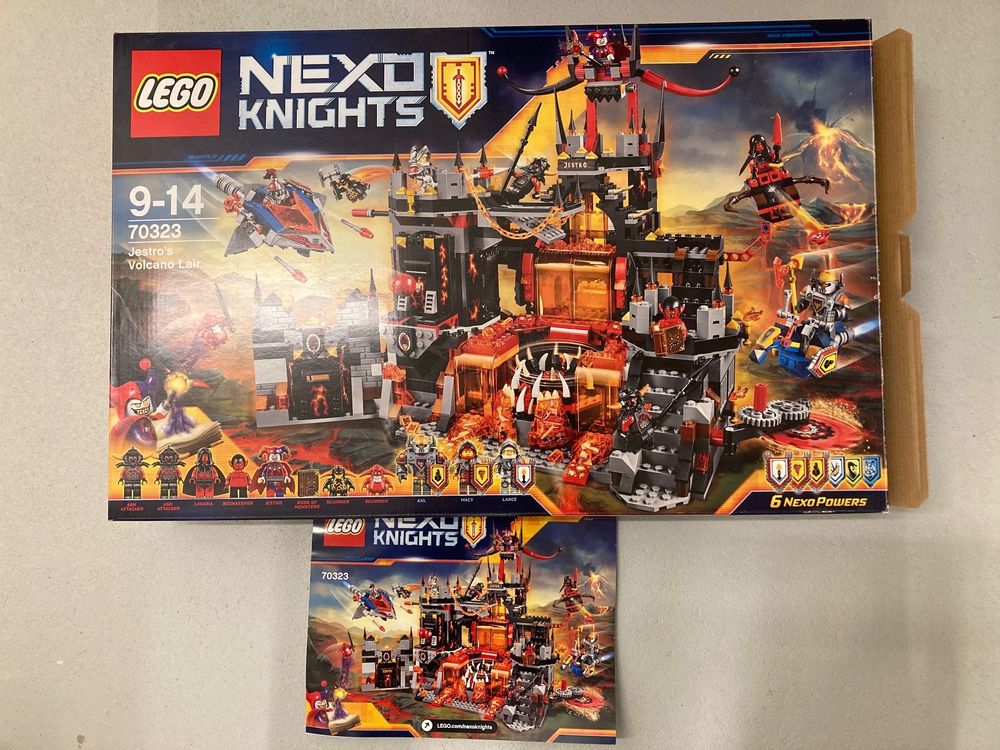 Lego Nexo Knights 70323 Jestros Vulkanfestung (Gebraucht) in Kriens für ...