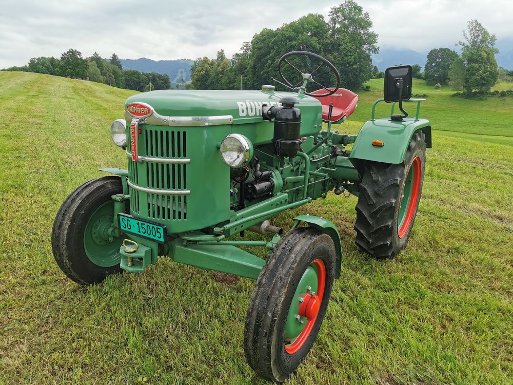 Bührer Traktor frisch ab MFK mit Kippschaufel (Gebraucht) in Benken SG ...