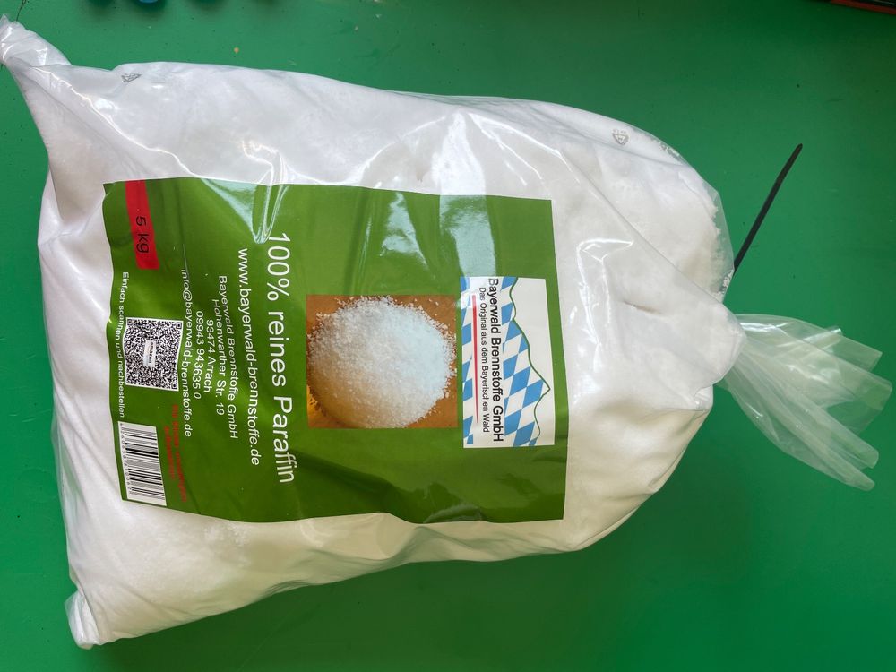 Paraffin Wachs extrafein (5 kg)Bayerwald Brennstoffe (Neu und ...