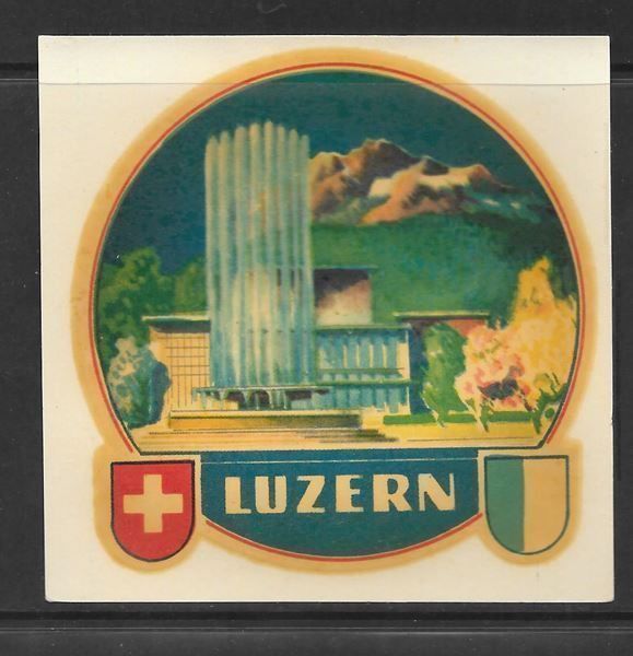Alter Kofferaufkleber Luzern (Neu (gemäss Beschreibung)) in Olten für CHF 9 – mit Lieferung auf ...