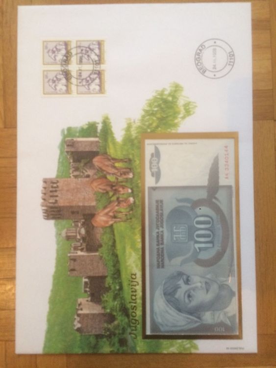 Banknotenbrief Jugoslavien (Neu und originalverpackt) in Muralto für CHF 10.95 – mit Lieferung ...