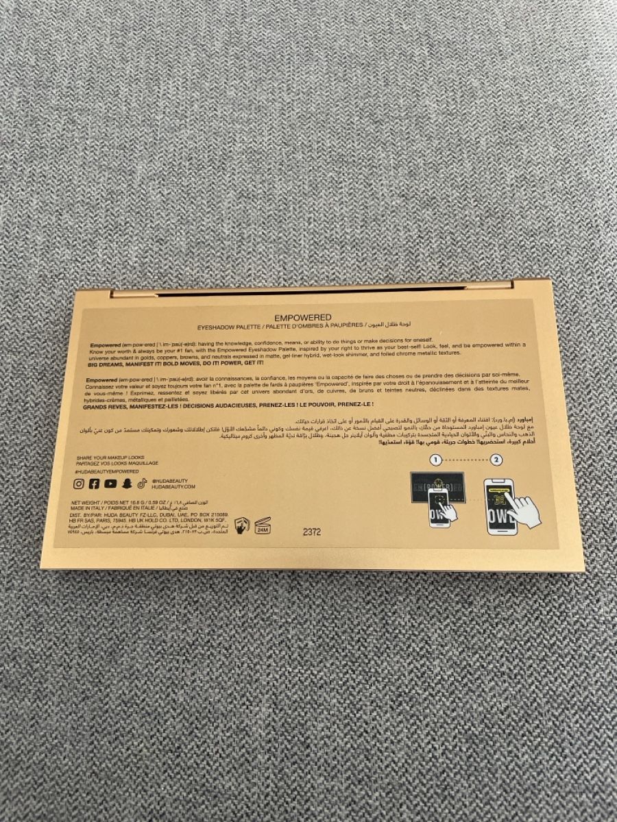 Huda Beauty - Eyeshadow Palette, em(power)ed (Gebraucht) in Glattpark ...