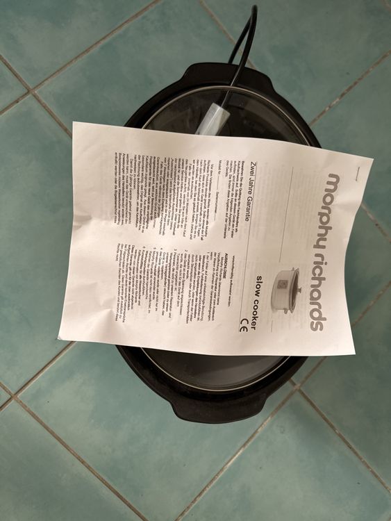 Slow Cooker von Murphy Richards - Perfekt für den Winter! (Gebraucht ...