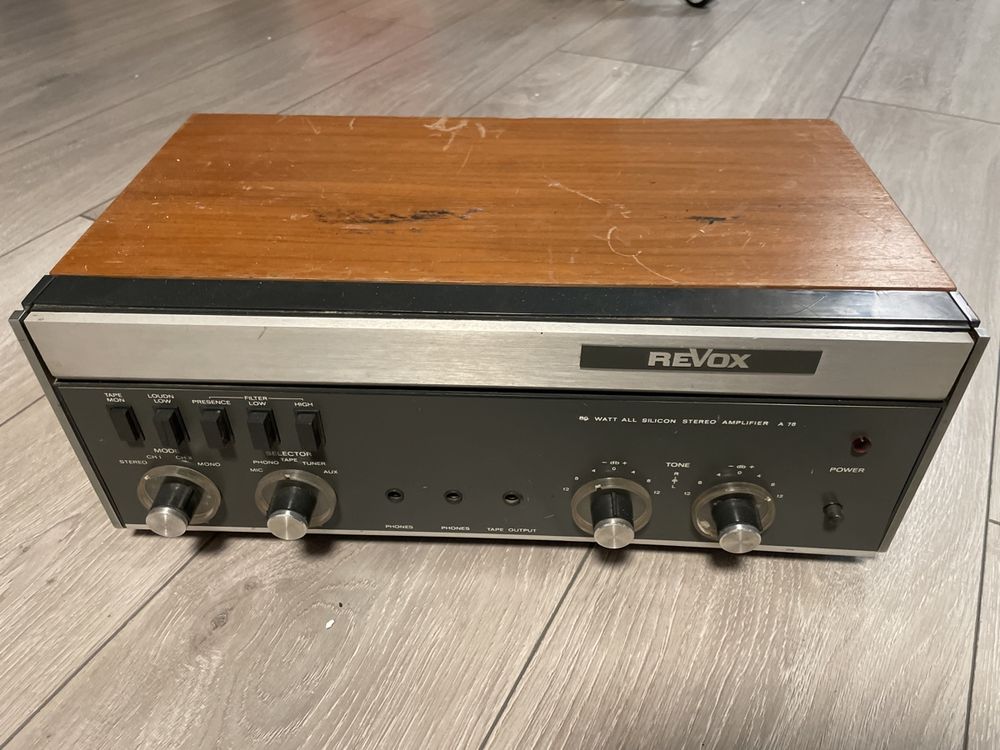 Revox A78 Stereo Vollverstärker Vintage Retro Amplifier Rece (Gebraucht) in Scherz für CHF 50 ...