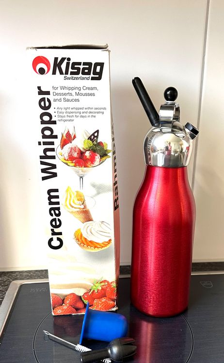 KISAG Whipper Rahmbläser 0,5 L Neuwertig (Neu (gemäss Beschreibung)) in Zürich für CHF 48 – mit ...