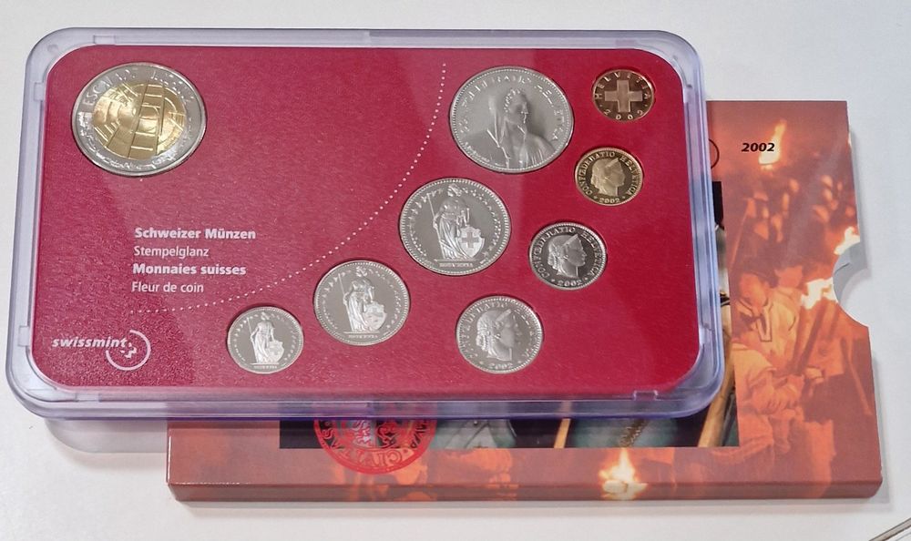 Kursmünzensatz stempelglanz 2002 Escalade Geneve 1602-2002 (Neu (gemäss Beschreibung)) in Sursee ...