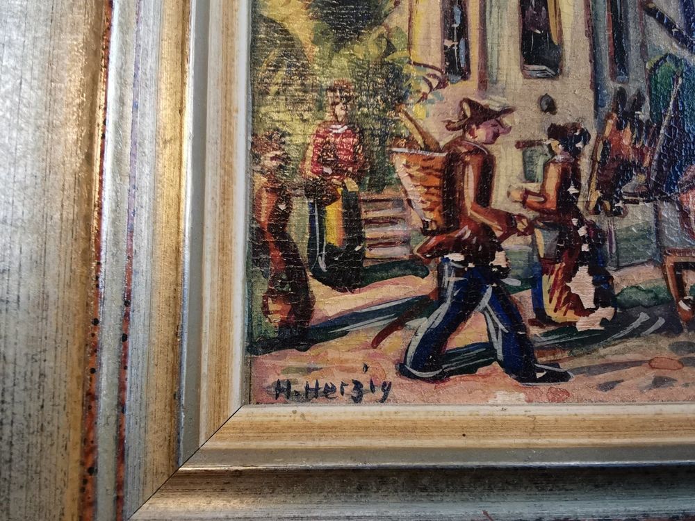 Heinrich Herzig Maler Kunst Rheineck Ölgemälde | Kaufen auf Ricardo