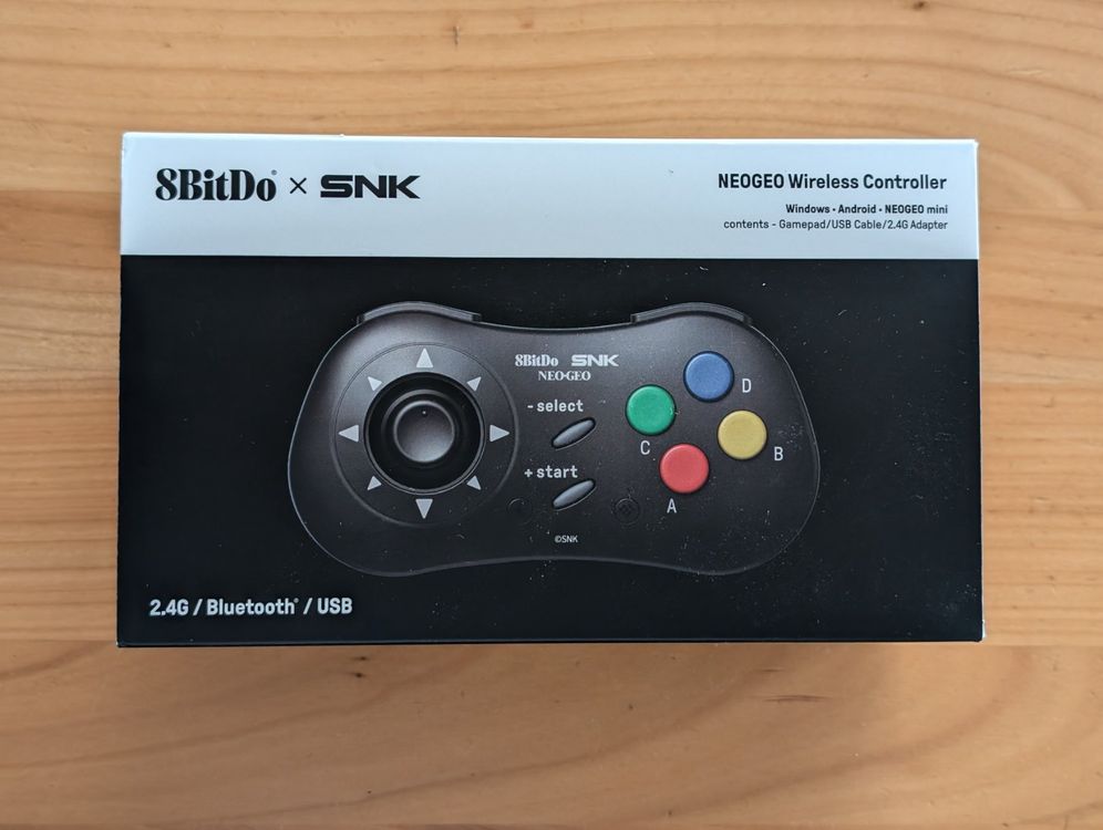 8BitDo x SNK NEOGEO Wireless Controller (Neu und originalverpackt) in ...